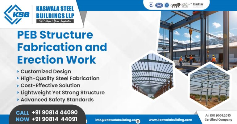 PEB Structure Fabrication and Erection Work in Bihar | Kaswala